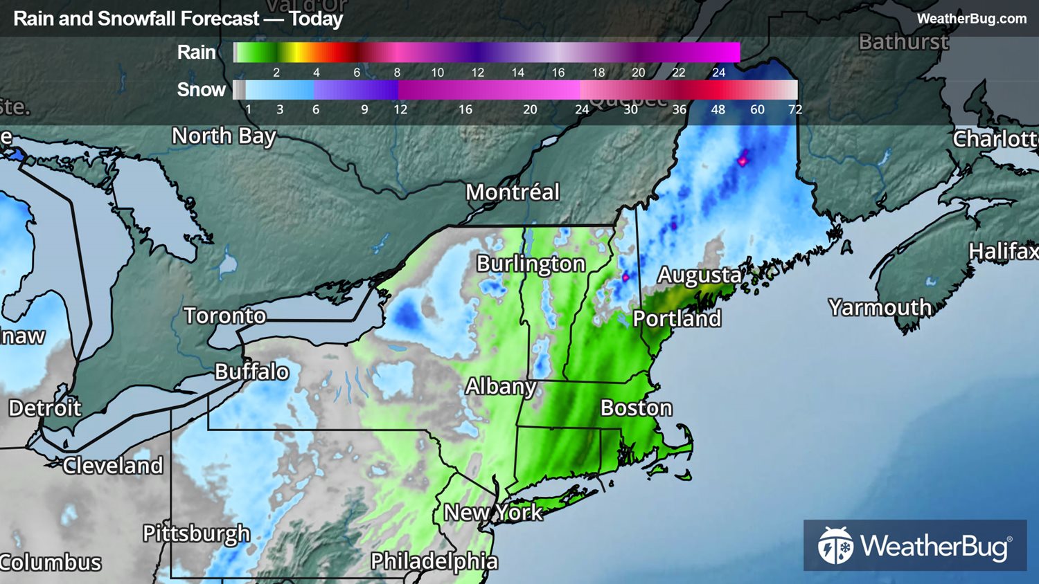 Large Winter Storm Wraps Up In Eastern U.S. | WeatherBug
