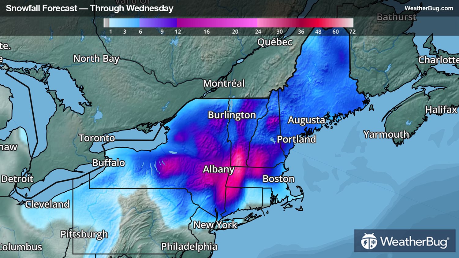 Snow And Wind Increase Across The Northeast | WeatherBug