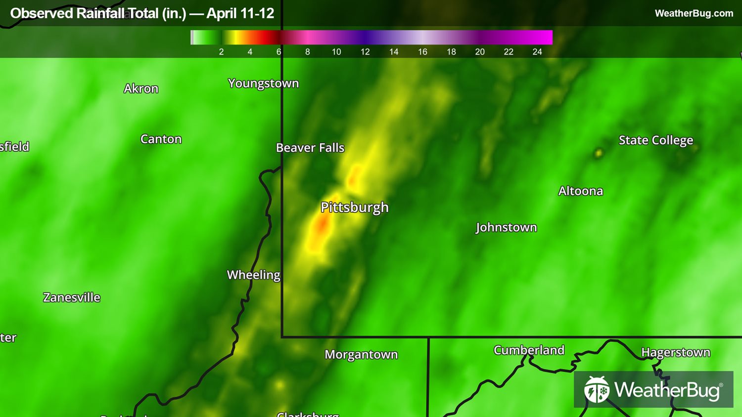 Flash Flooding Sweeps Into the Pittsburgh Area and Spurs Numerous Water ...