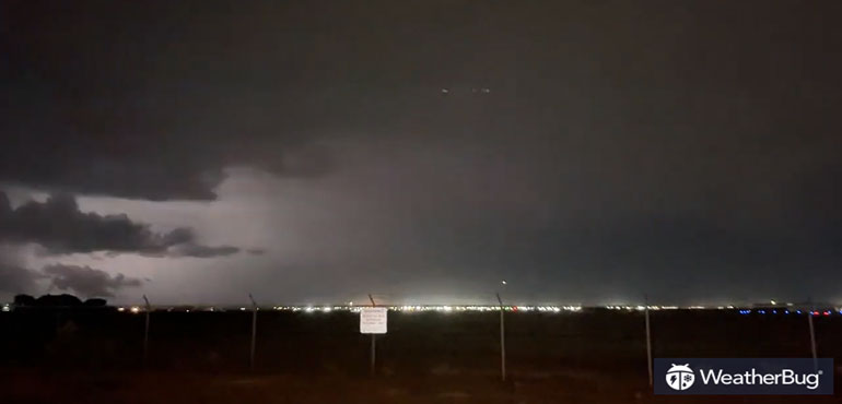 Video: 'Stunning' Lightning Seen in Sky Over Midland, Texas ...