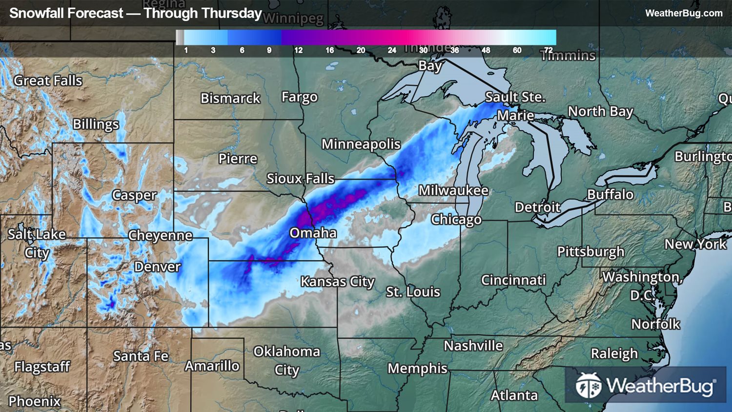 Blizzard Conditions, Severe Thunderstorms Threaten Central U.S ...