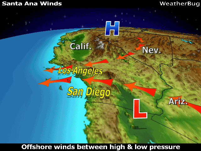 All About Santa Ana Winds | WeatherBug