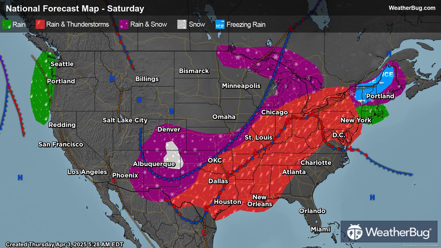 Weekend Weather Preview | WeatherBug | WeatherBug