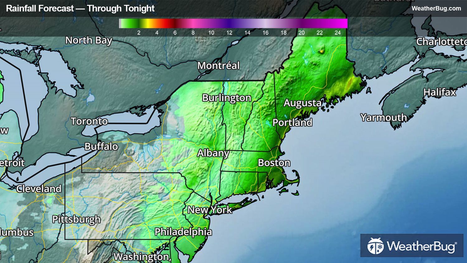 Waterlogged, Active Weather Pattern Returns to Northeast, Central U.S. | WeatherBug | WeatherBug