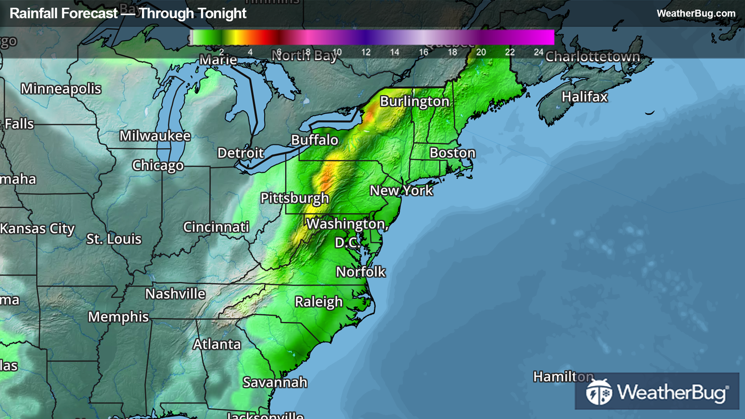 Debby and Its Remnants Soak Eastern Seaboard | WeatherBug