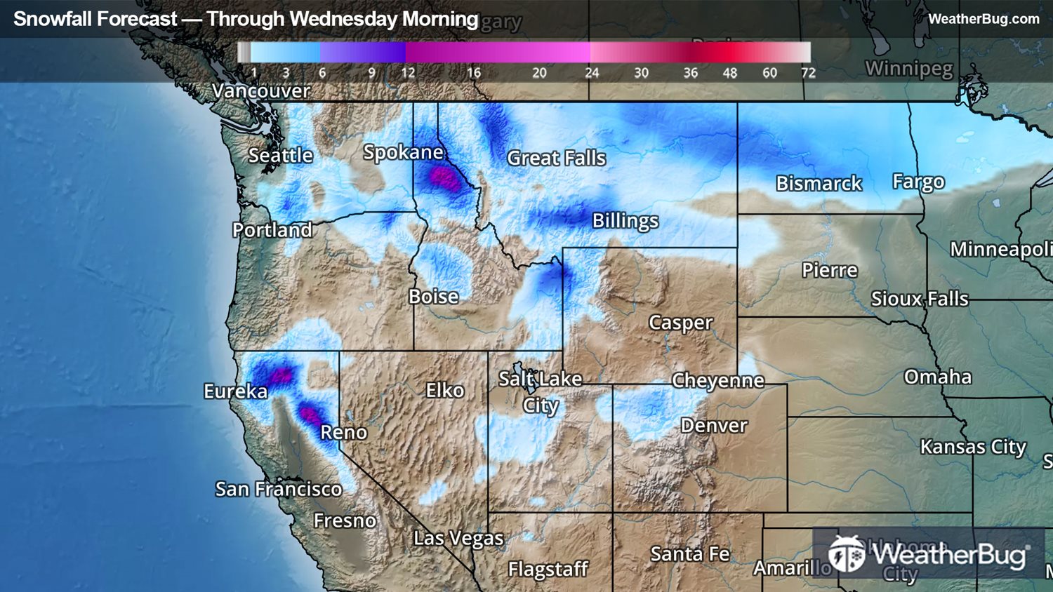 Winter Storm To Dump Snow, Icy Mix Across West | WeatherBug