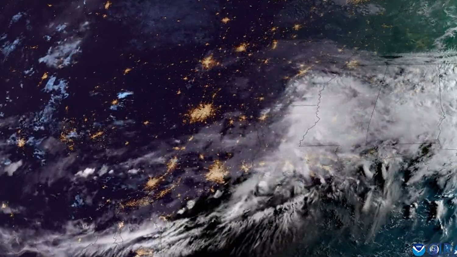 Video: Satellite Imagery Captures Severe Storms in Southern United ...