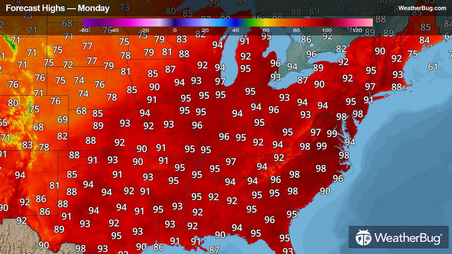 A Heat Wave is in the Forecast Across the Eastern U.S. | WeatherBug | WeatherBug