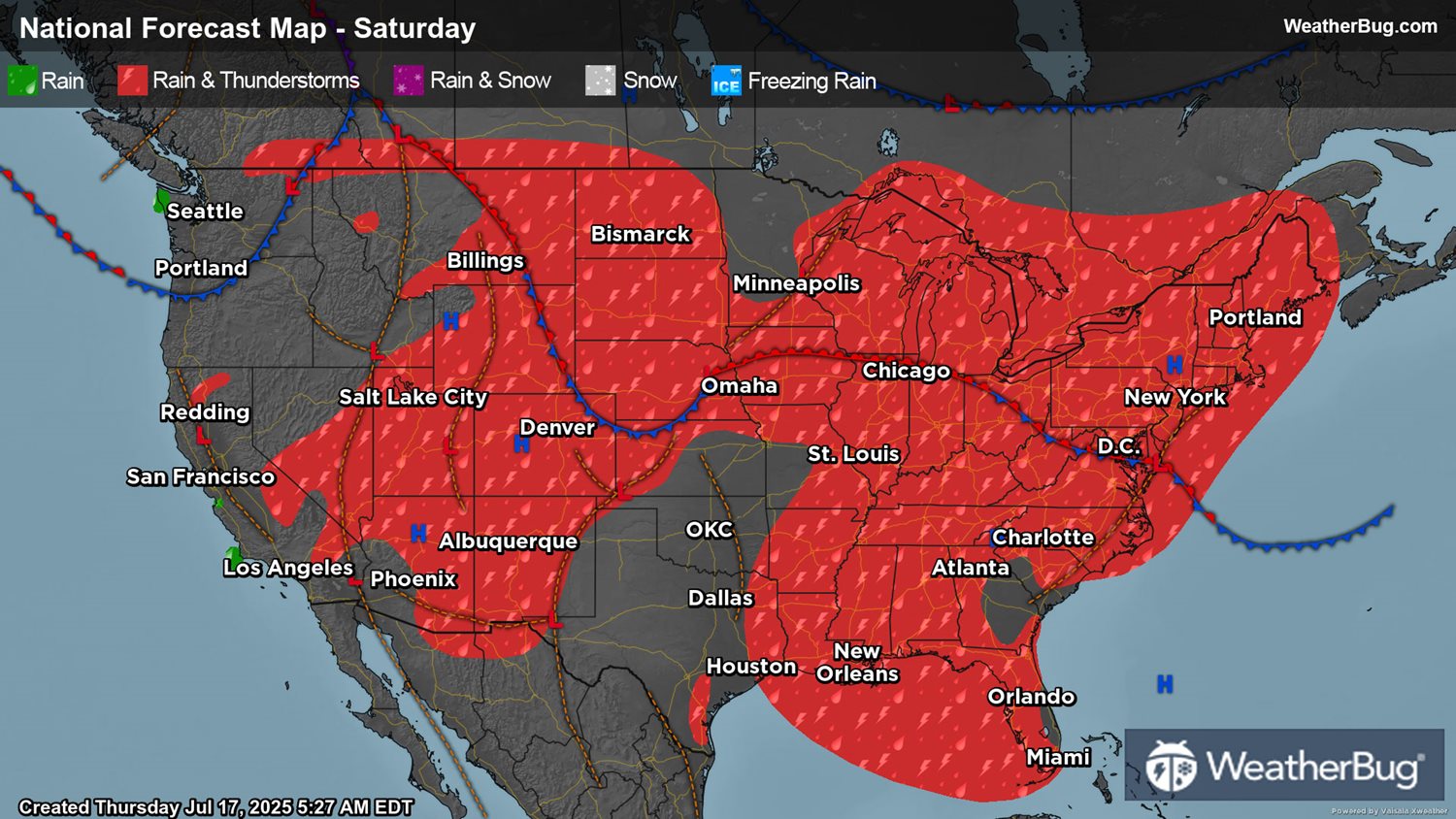 Weekend Weather Preview | WeatherBug | WeatherBug