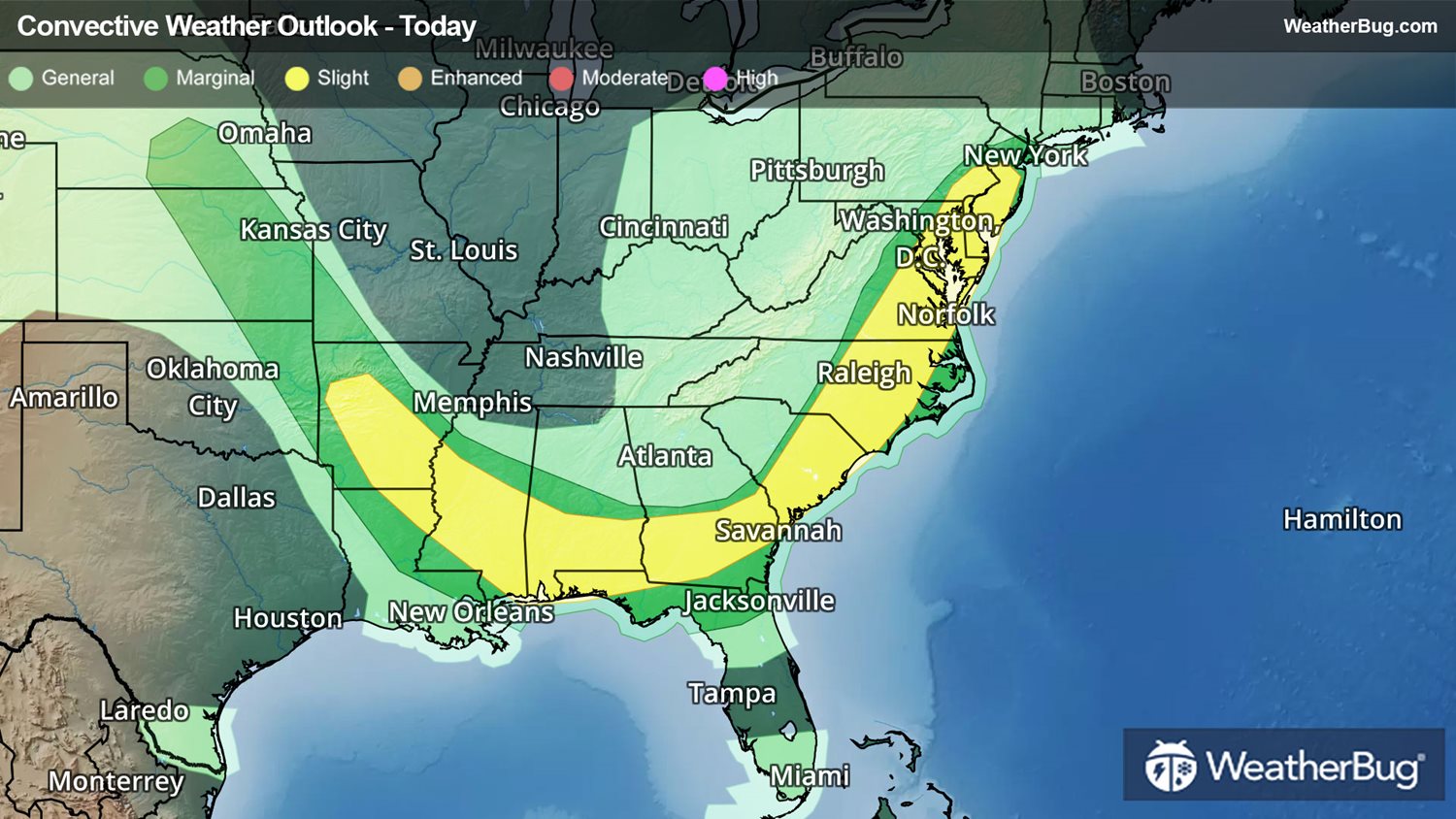 Powerful Storms Rumble Across The U.S. Tonight | WeatherBug