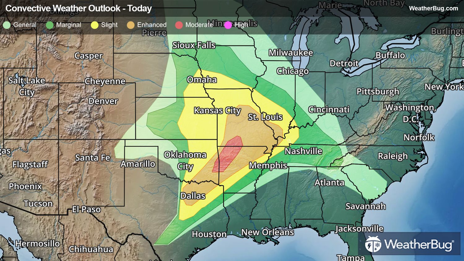 Central U.S. Severe Weather Outbreak Continues | WeatherBug | WeatherBug